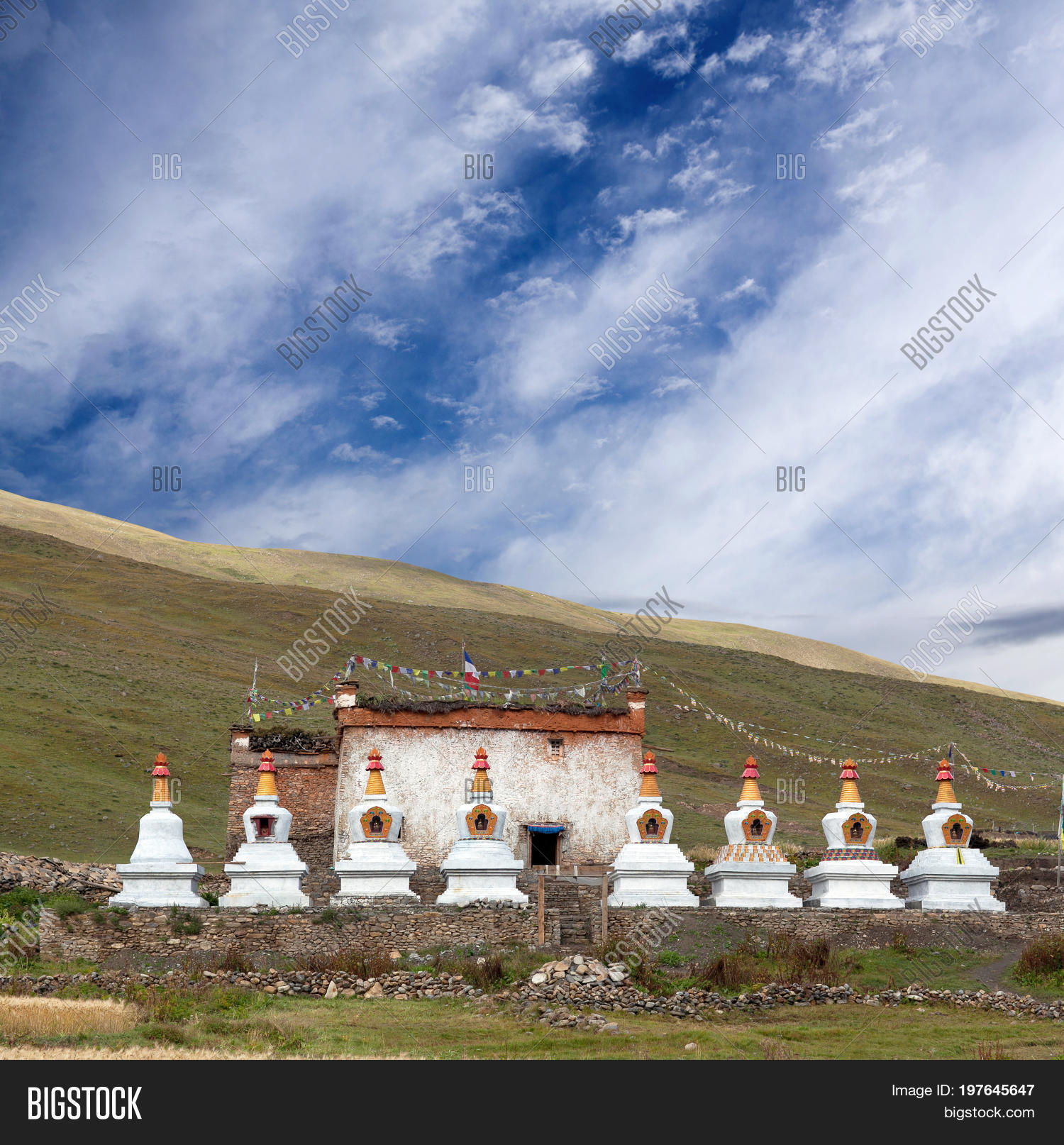 Ancient Bon-Po Stupa Image & Photo (Free Trial) | Bigstock