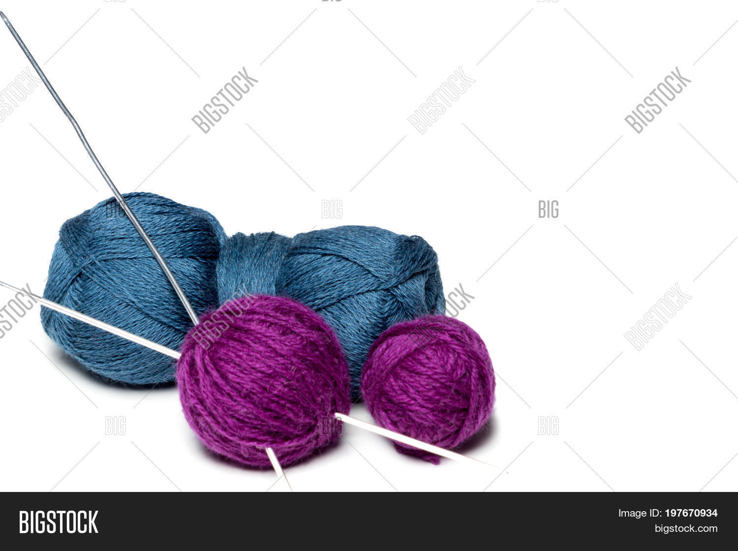 Purple Blue. Teal Yarn Image & Photo (Free Trial) | Bigstock