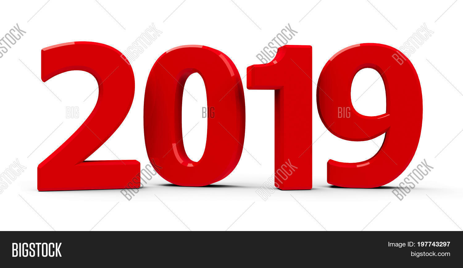 Red 2019 Symbol Icon Image & Photo (Free Trial) | Bigstock