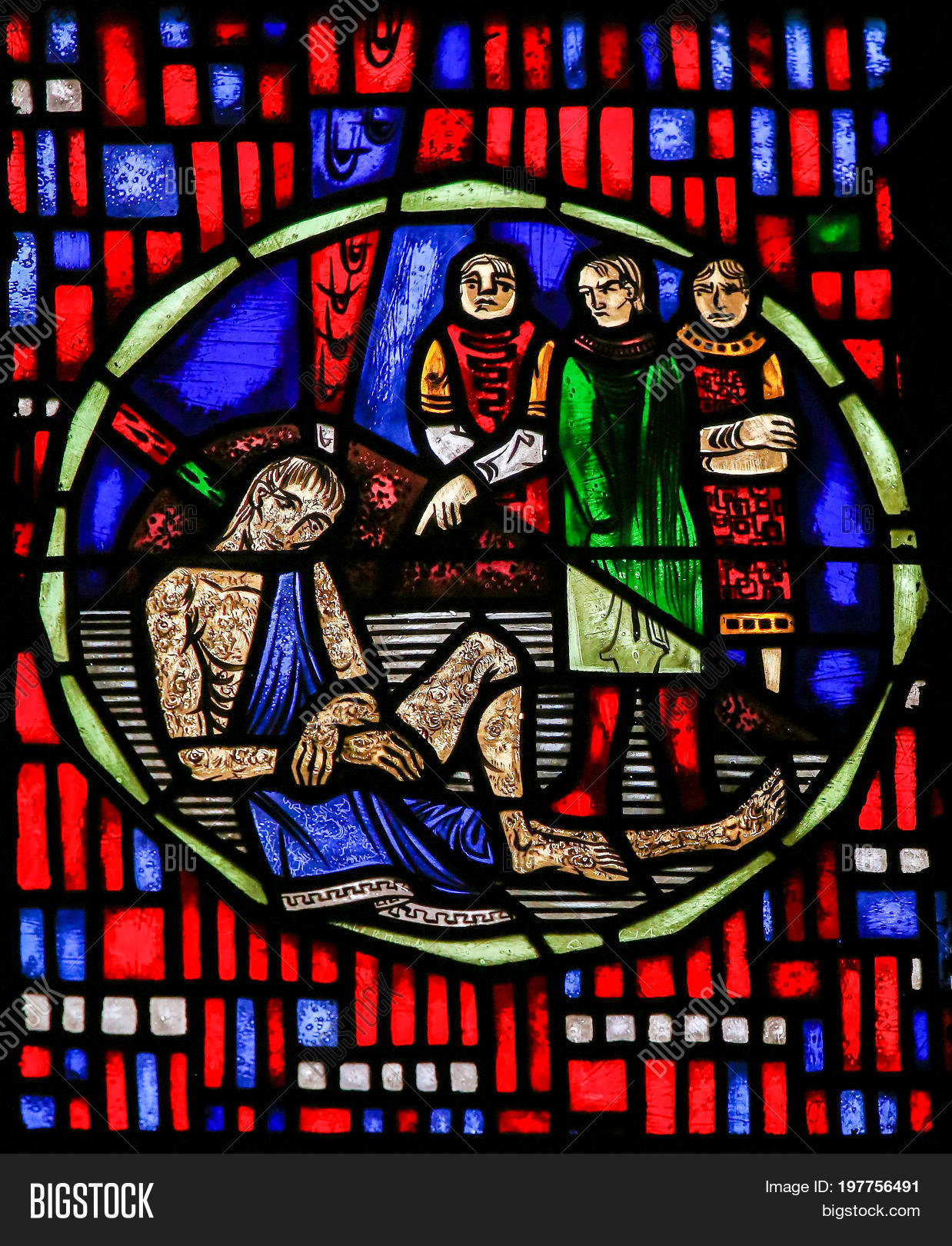 Imagen y foto Stained Glass Worms (prueba gratis) | Bigstock