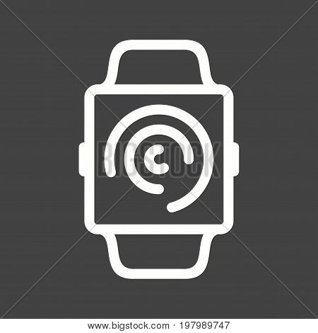 Watch, activity, app icon vector image. Can also be used for Smart ...