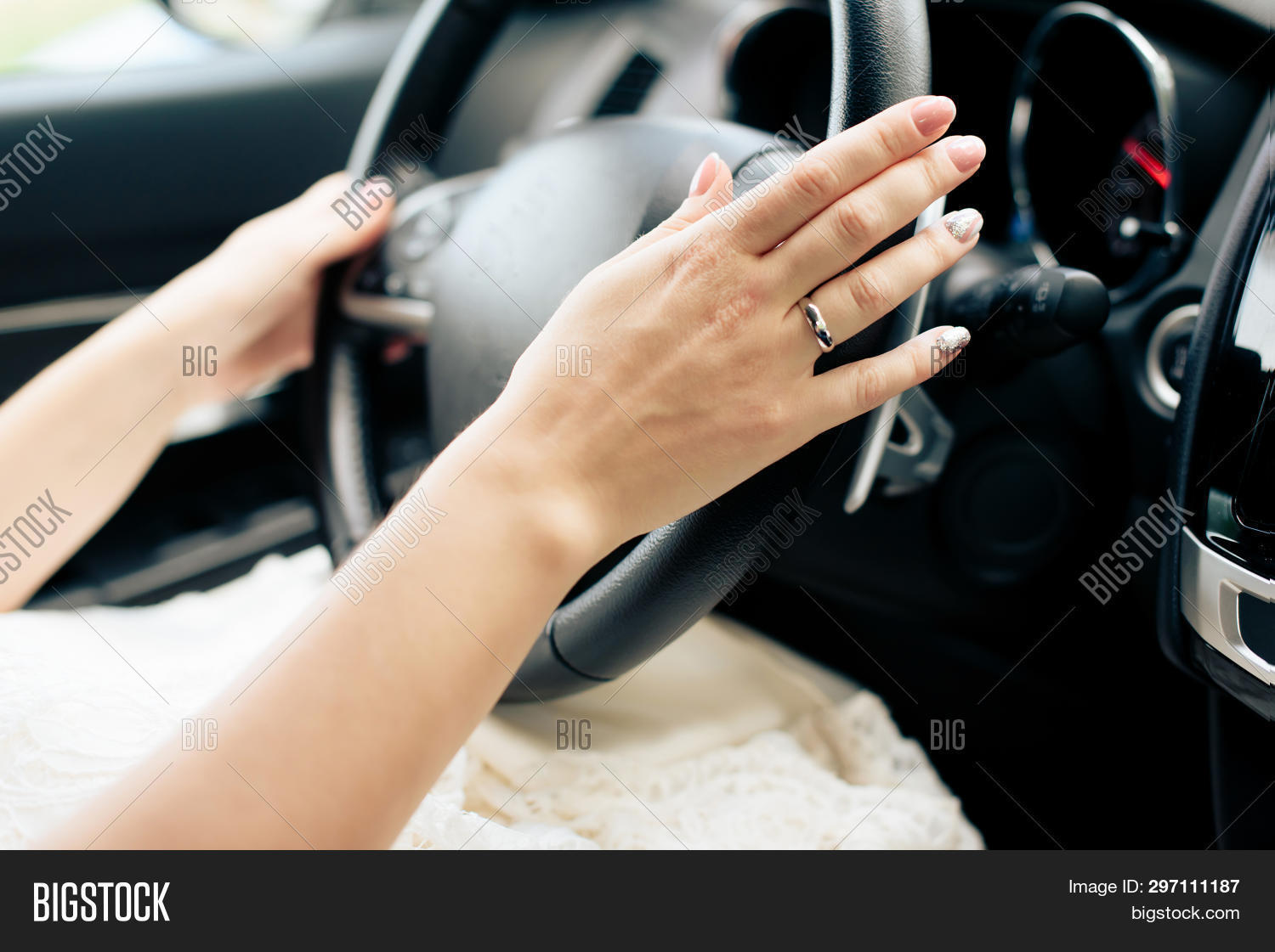 Girls Hands On Wheel Image & Photo (Free Trial) | Bigstock