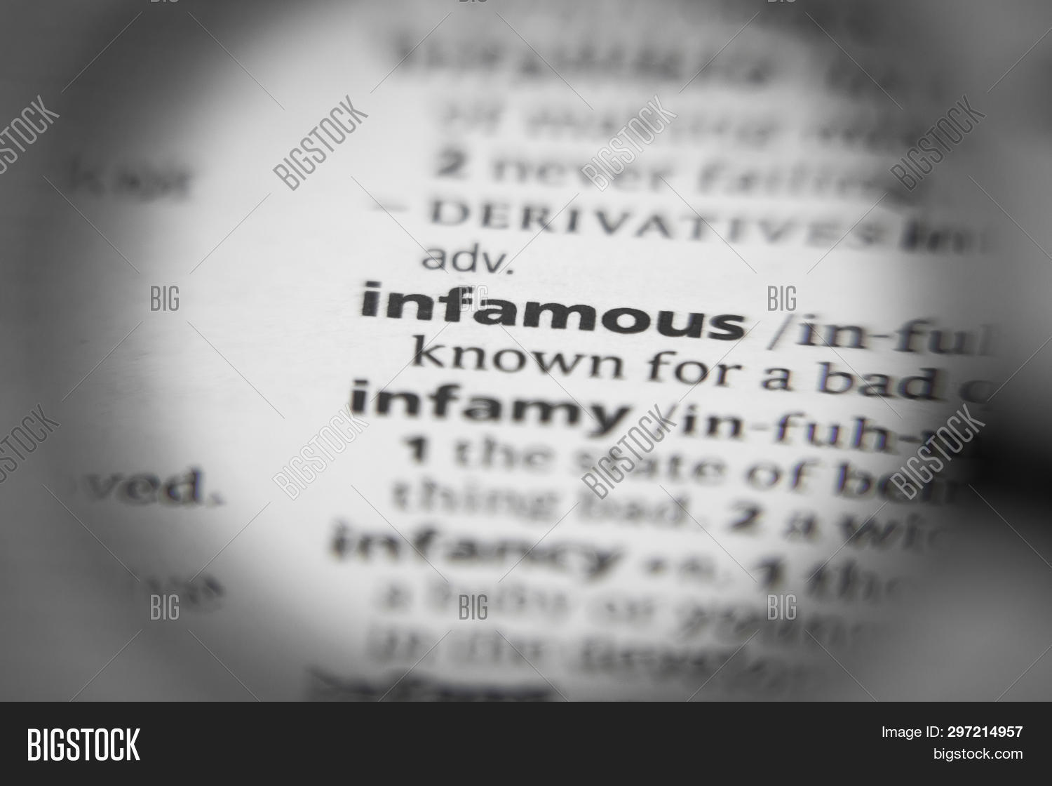 Word Phrase Infamous Image & Photo (Free Trial) | Bigstock