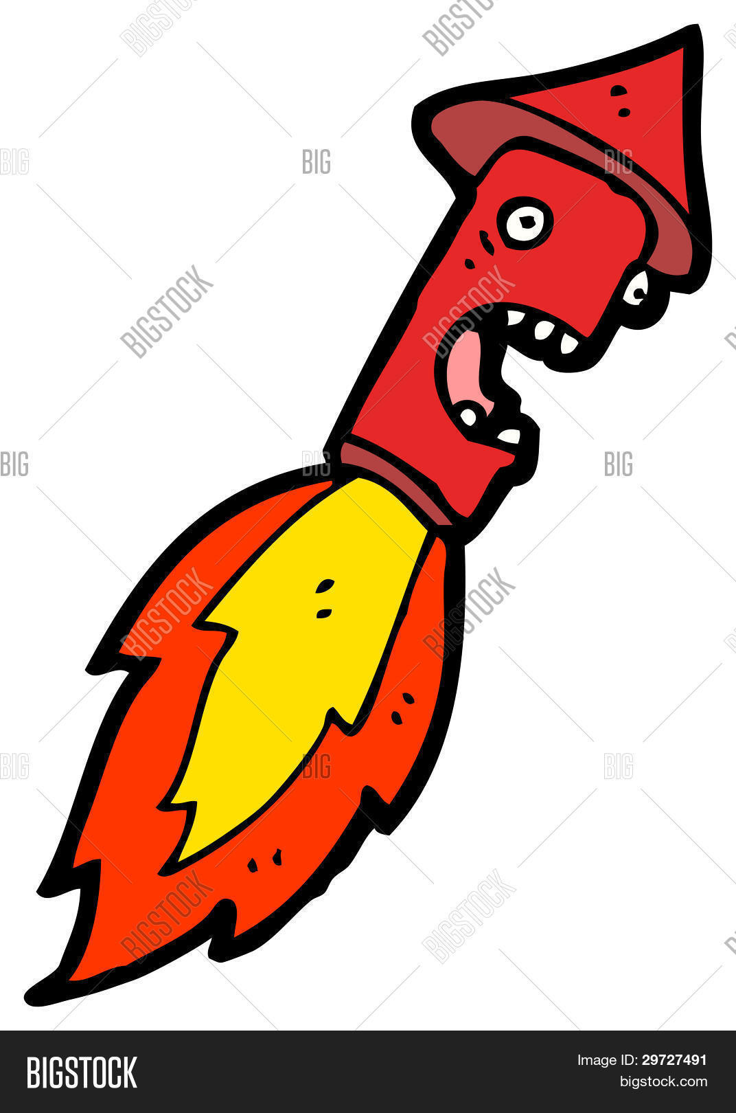 Firework Cartoon Image & Photo (Free Trial) | Bigstock