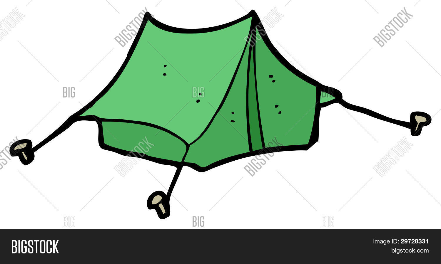 Tent Cartoon Image & Photo (Free Trial) | Bigstock