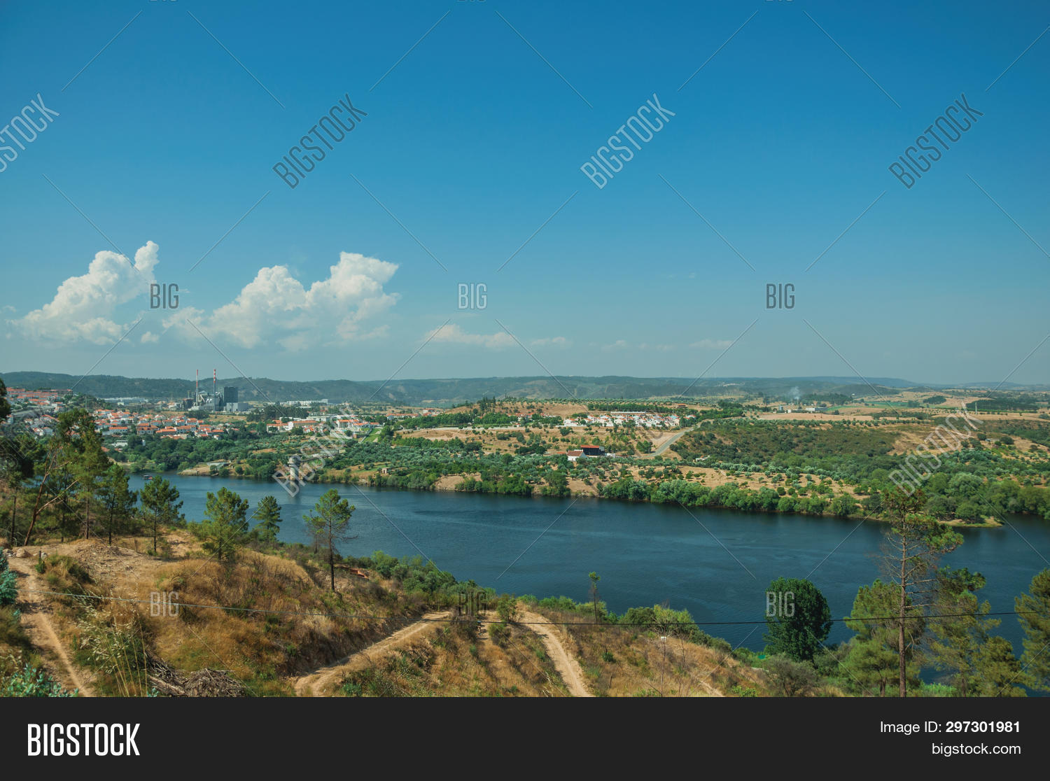 Valley Wide Tejo River Image & Photo (Free Trial) | Bigstock