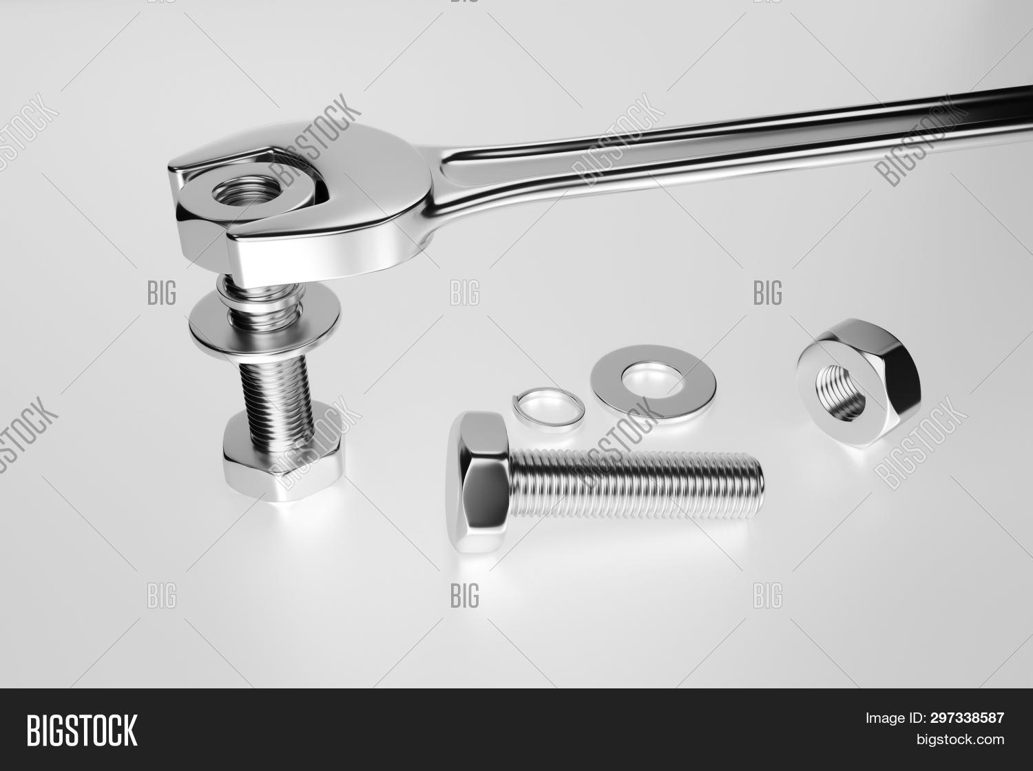 Wrench Bolt Nut On Image & Photo (Free Trial) | Bigstock