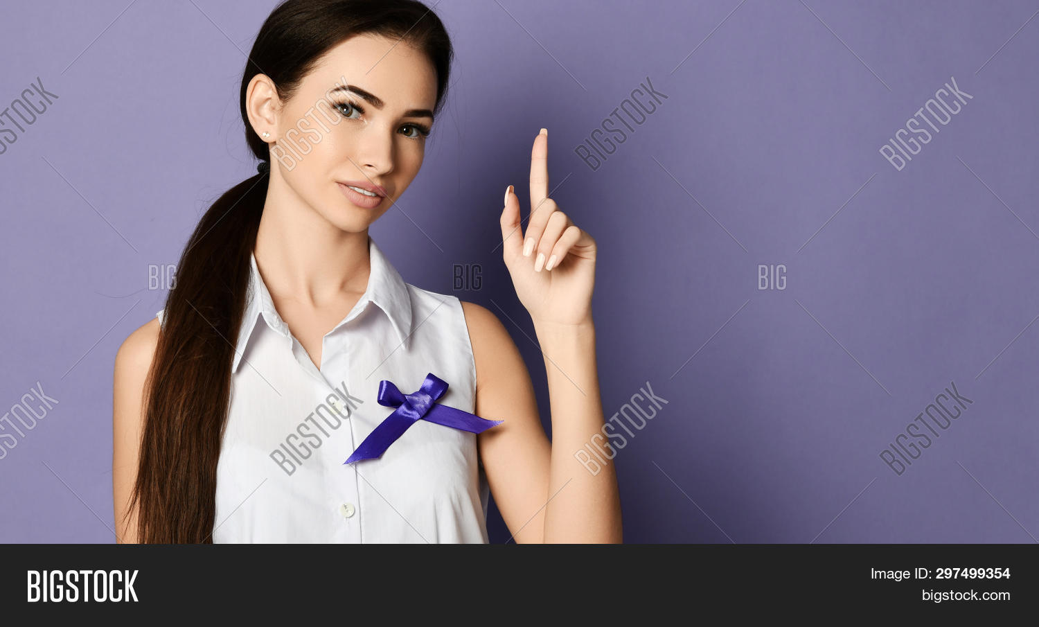 Woman Pointing Finger Image & Photo (Free Trial) | Bigstock