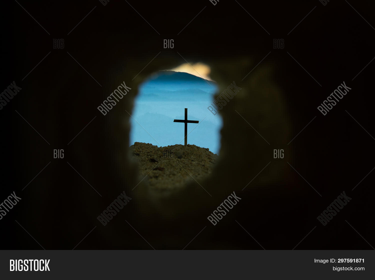 Empty Tomb Cross Image & Photo (Free Trial) | Bigstock