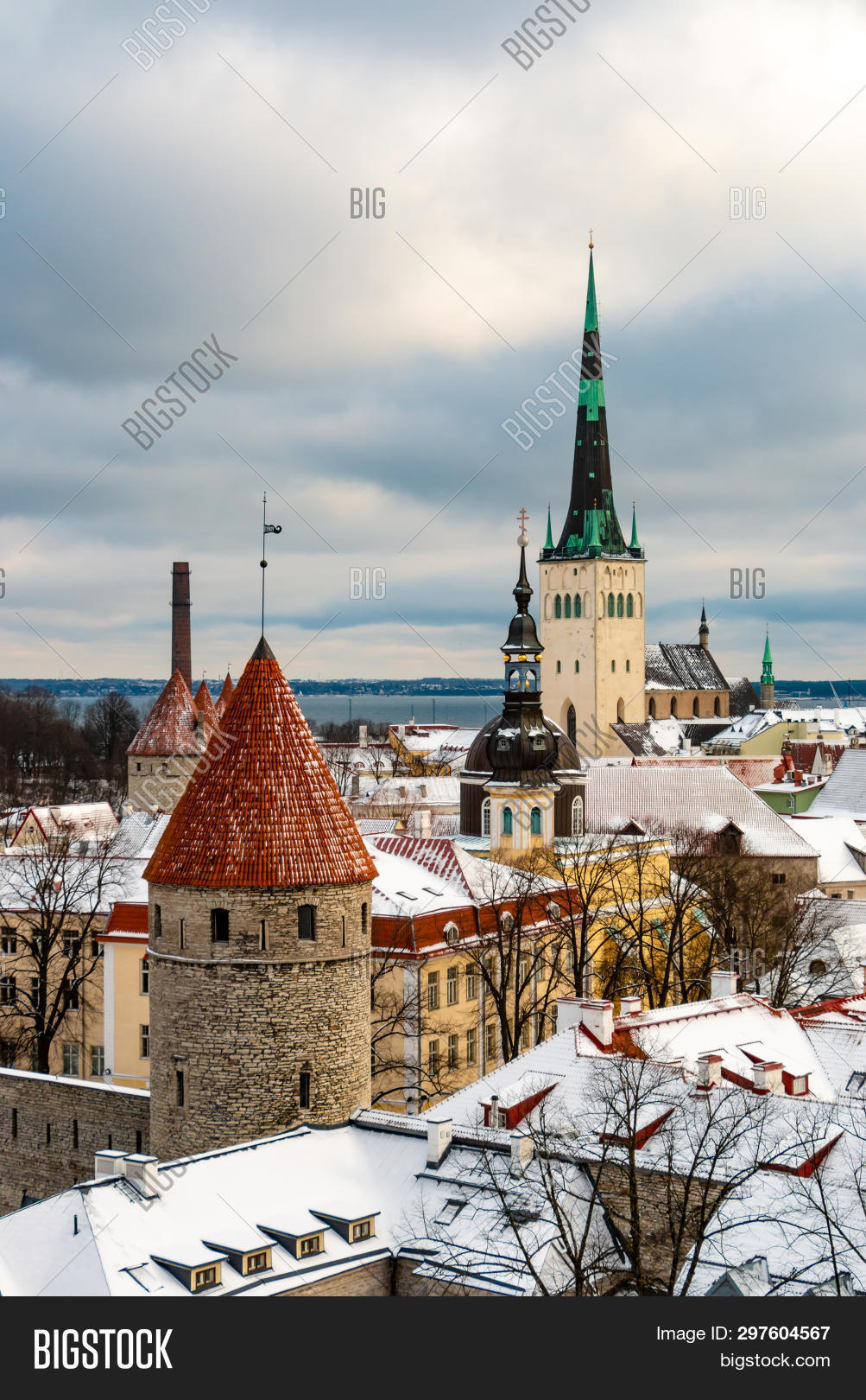 Aerial View Tallinn Image & Photo (Free Trial) | Bigstock