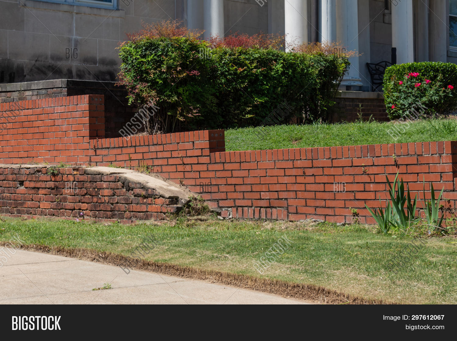 Old Brick Retaining Image & Photo (Free Trial) | Bigstock