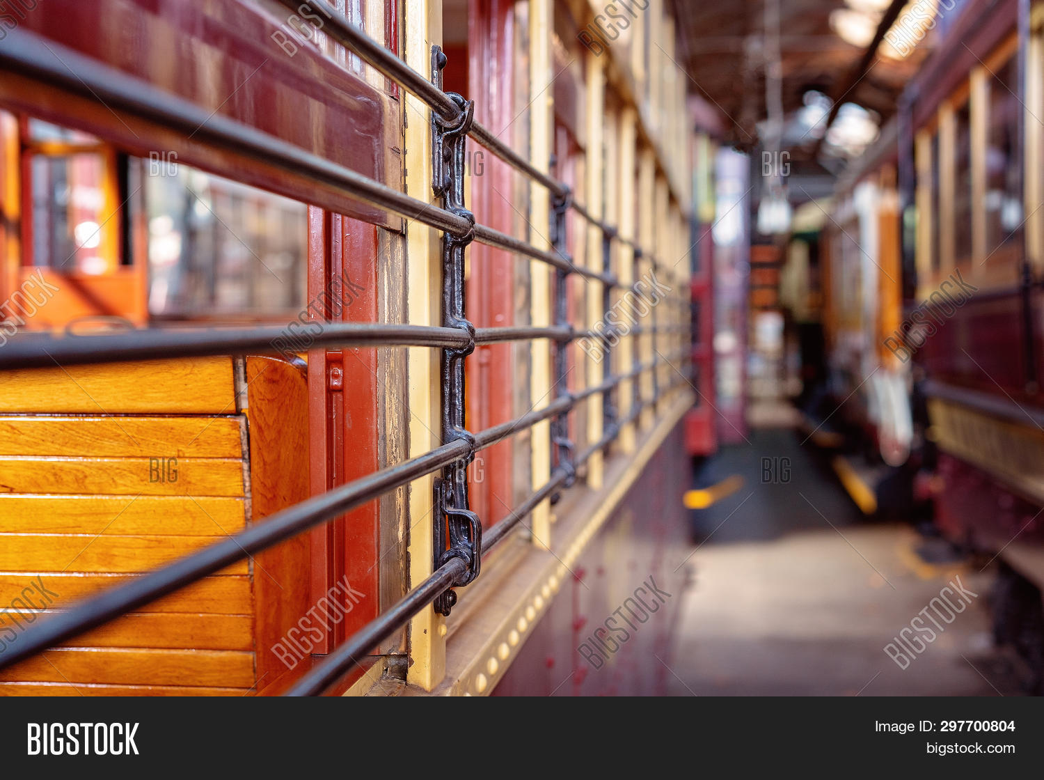 Side View Vintage Tram Image & Photo (Free Trial) | Bigstock
