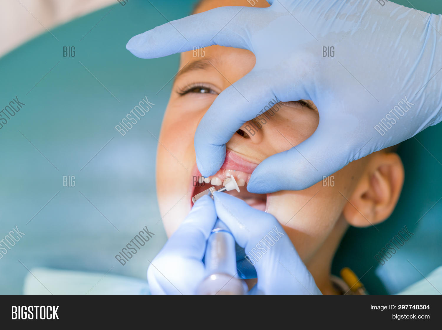 Dentist Treating Boys Image & Photo (Free Trial) | Bigstock