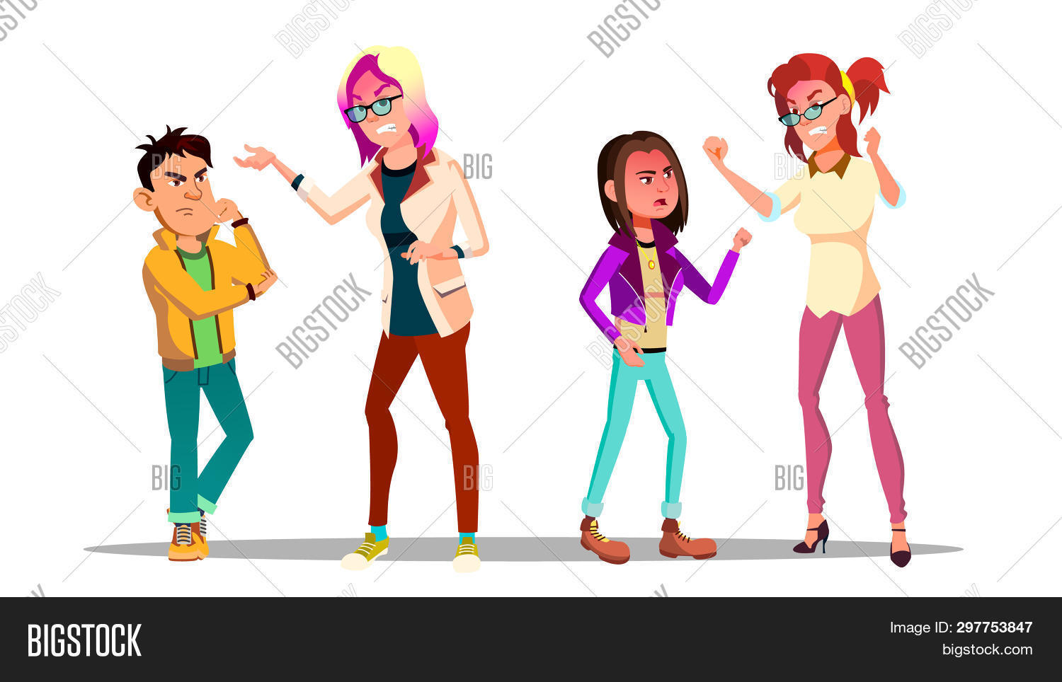 Teenagers Arguing Image & Photo (Free Trial) | Bigstock