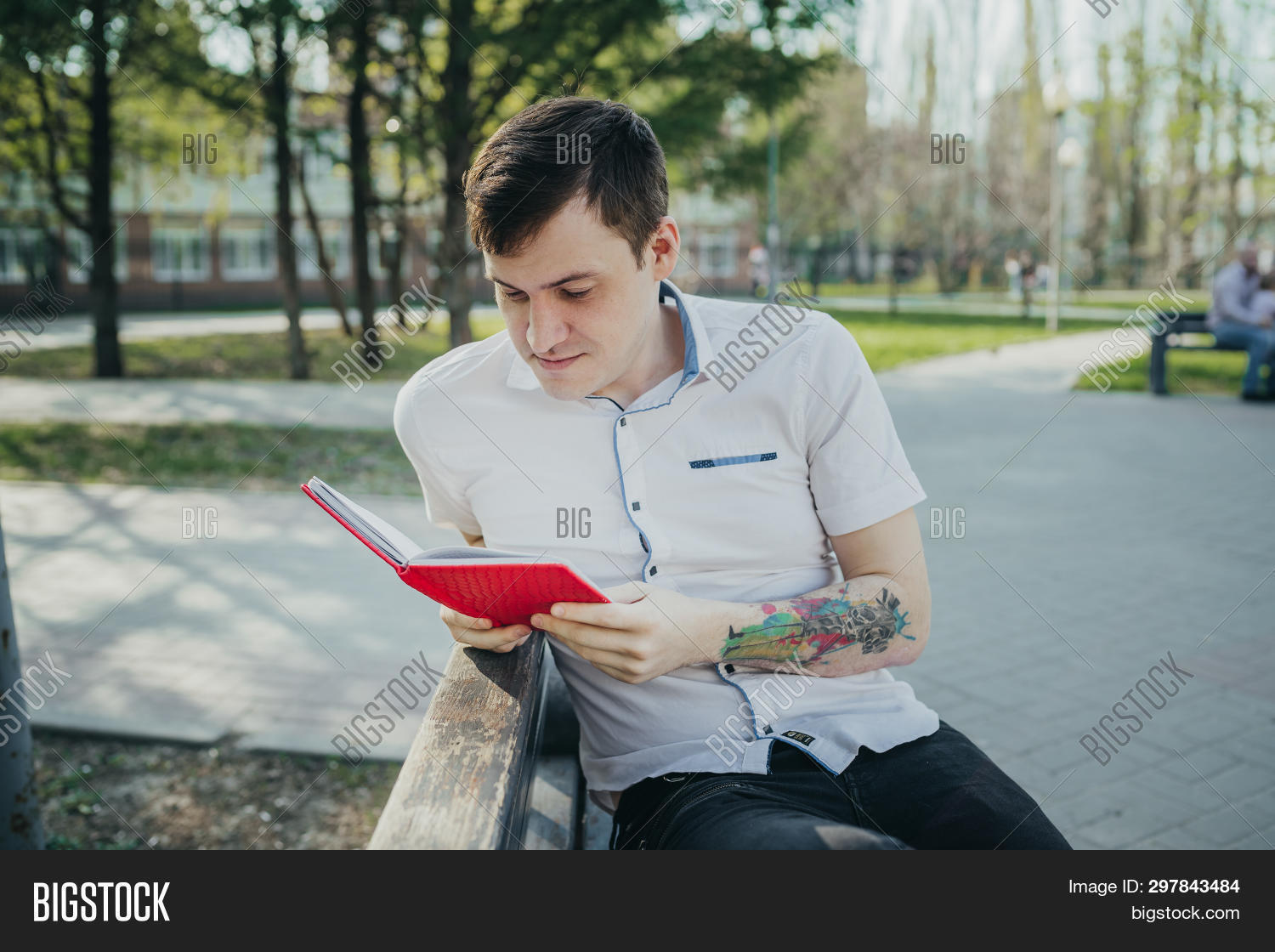 Man Book His Hands Image & Photo (Free Trial) | Bigstock