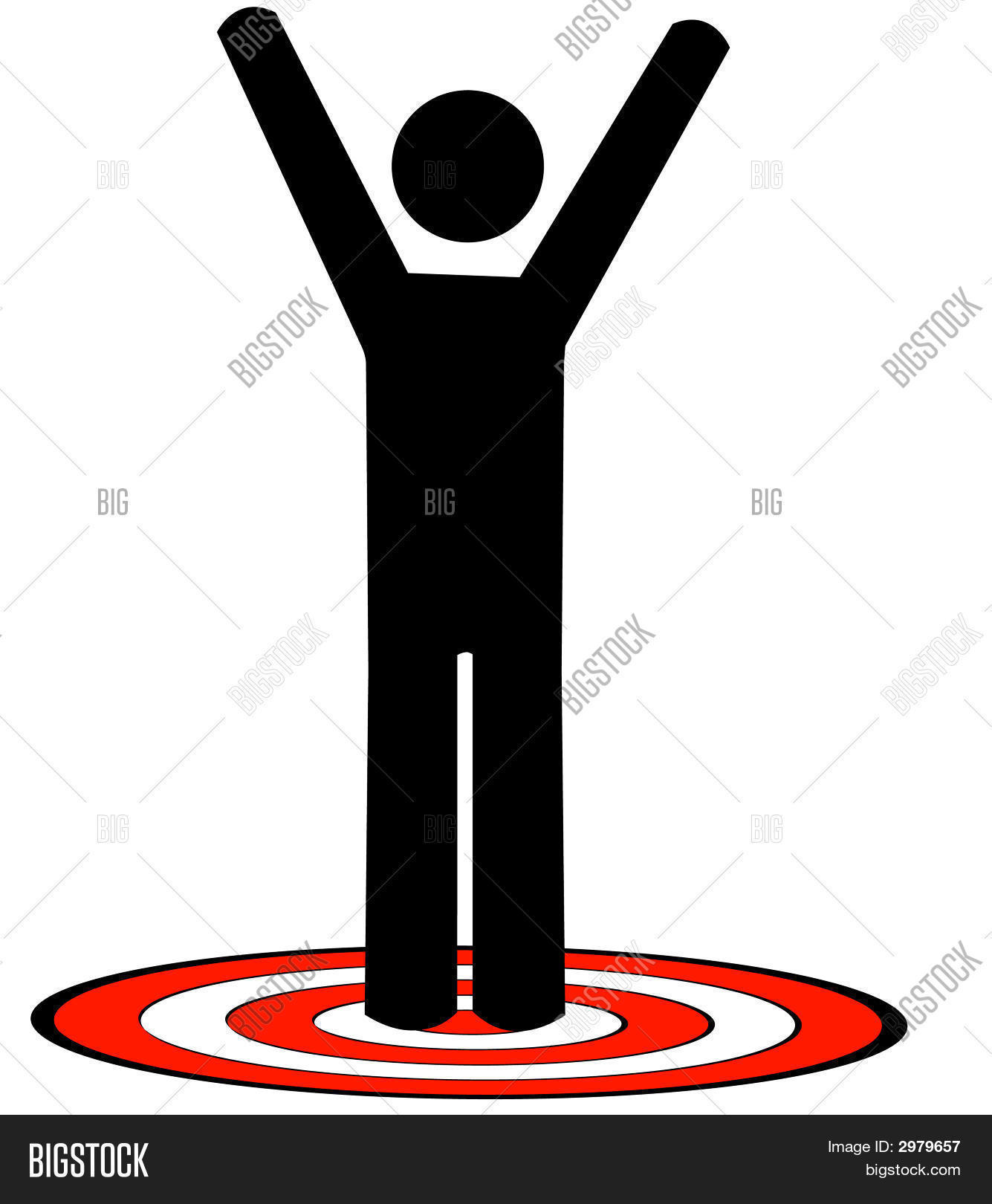 Stick Man Standing On Image & Photo (Free Trial) | Bigstock