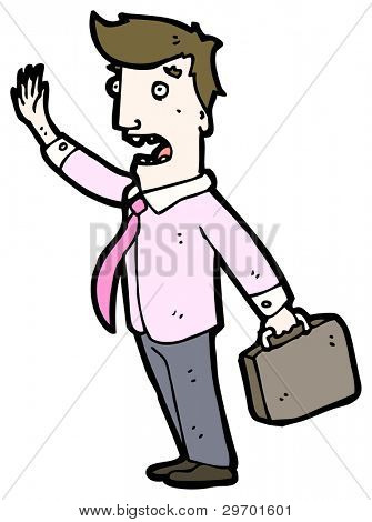 Businessman Hailing Image & Photo (Free Trial) | Bigstock