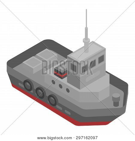 Tugboat Icon. Vector & Photo (Free Trial) | Bigstock