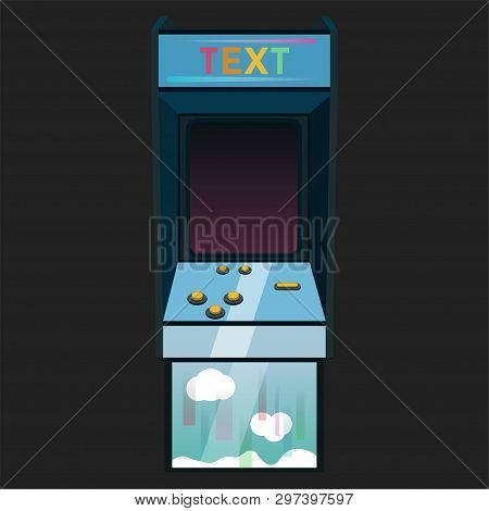 Retro Arcade Machine Vector & Photo (Free Trial) | Bigstock