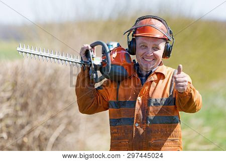 Bush Trimming Work. Image & Photo (Free Trial) | Bigstock