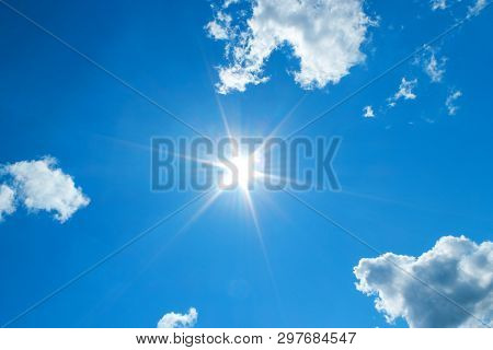 Sun Blue Sky. Sunshine Image & Photo (Free Trial) | Bigstock