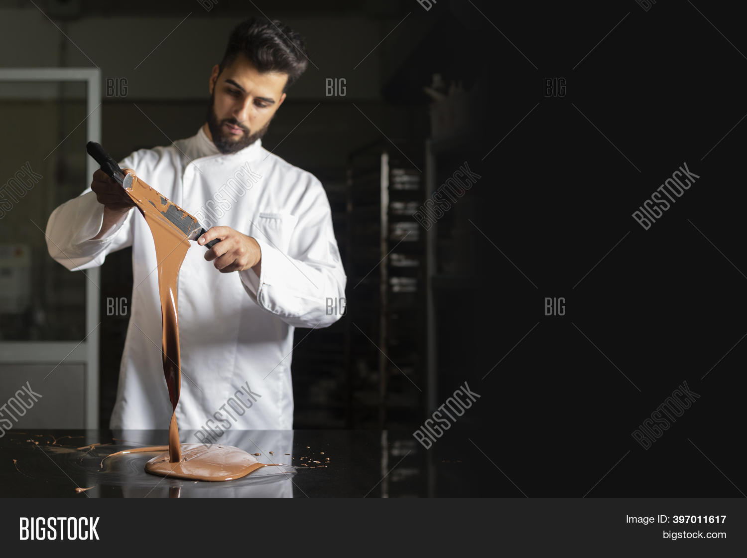 Pastry Chef Working On Image & Photo (Free Trial) | Bigstock