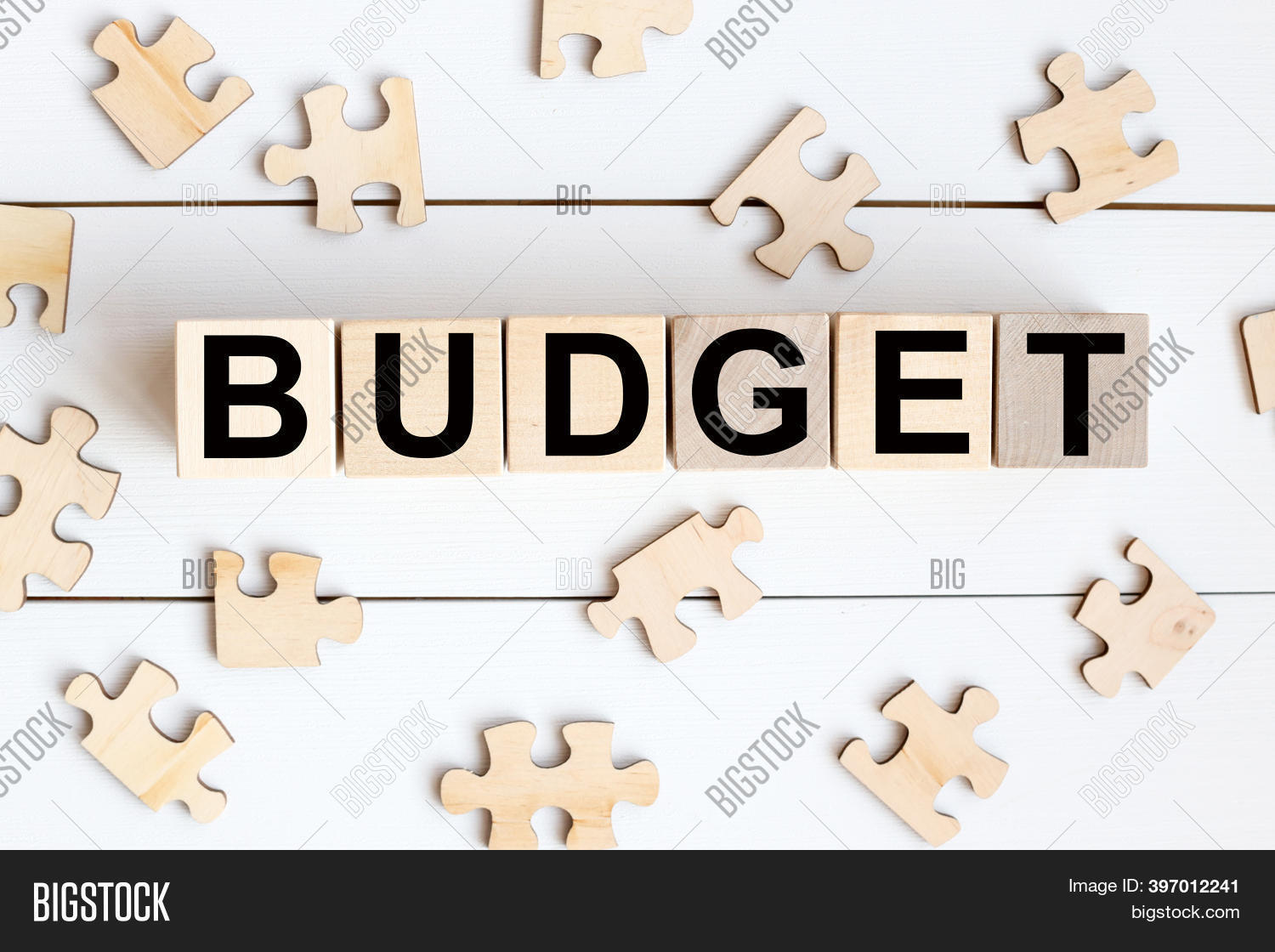 Budget Word Building Image & Photo (Free Trial) | Bigstock