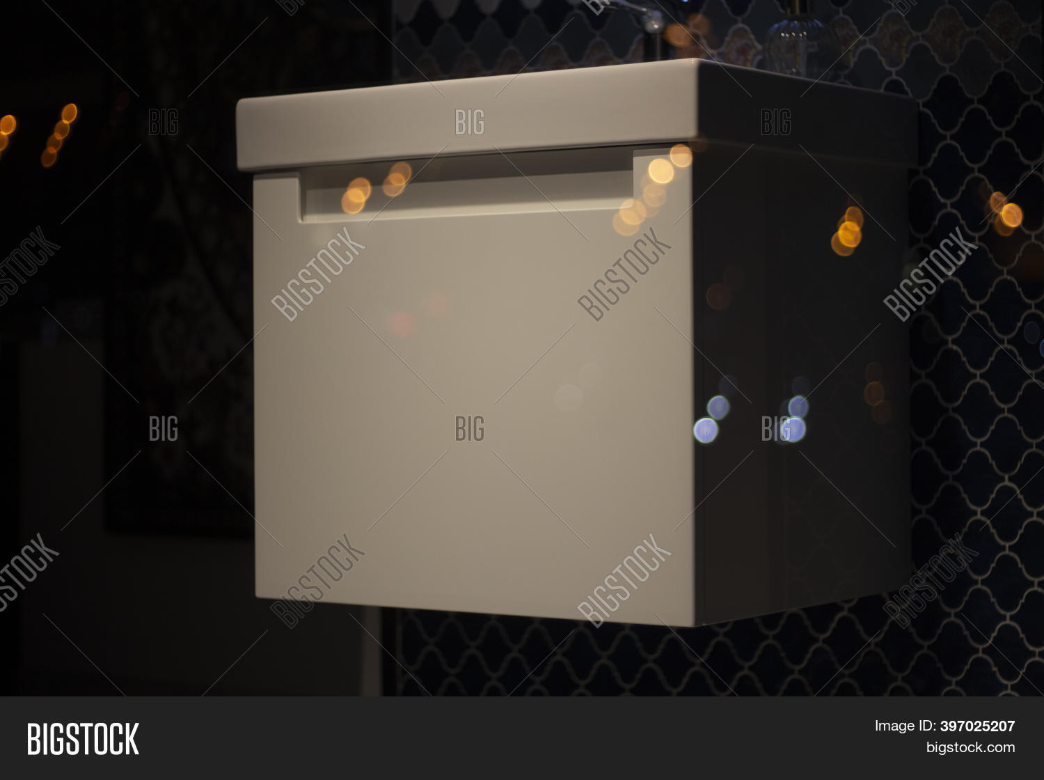 White Box Dark Behind Image & Photo (Free Trial) | Bigstock