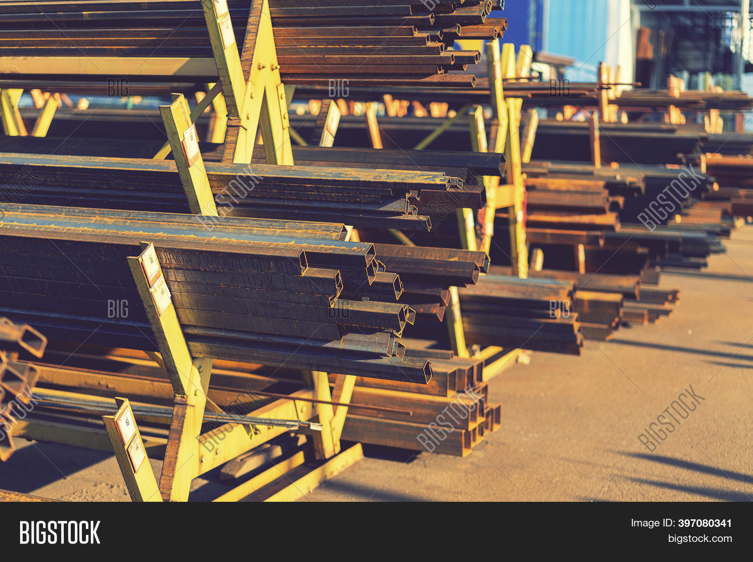 Stack Steel Pipe Metal Image & Photo (Free Trial) | Bigstock