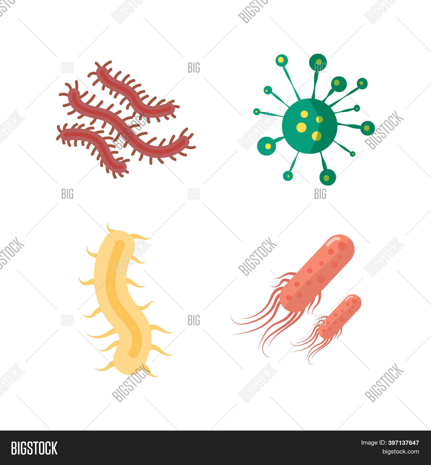 Bacteria Germs Image & Photo (Free Trial) | Bigstock