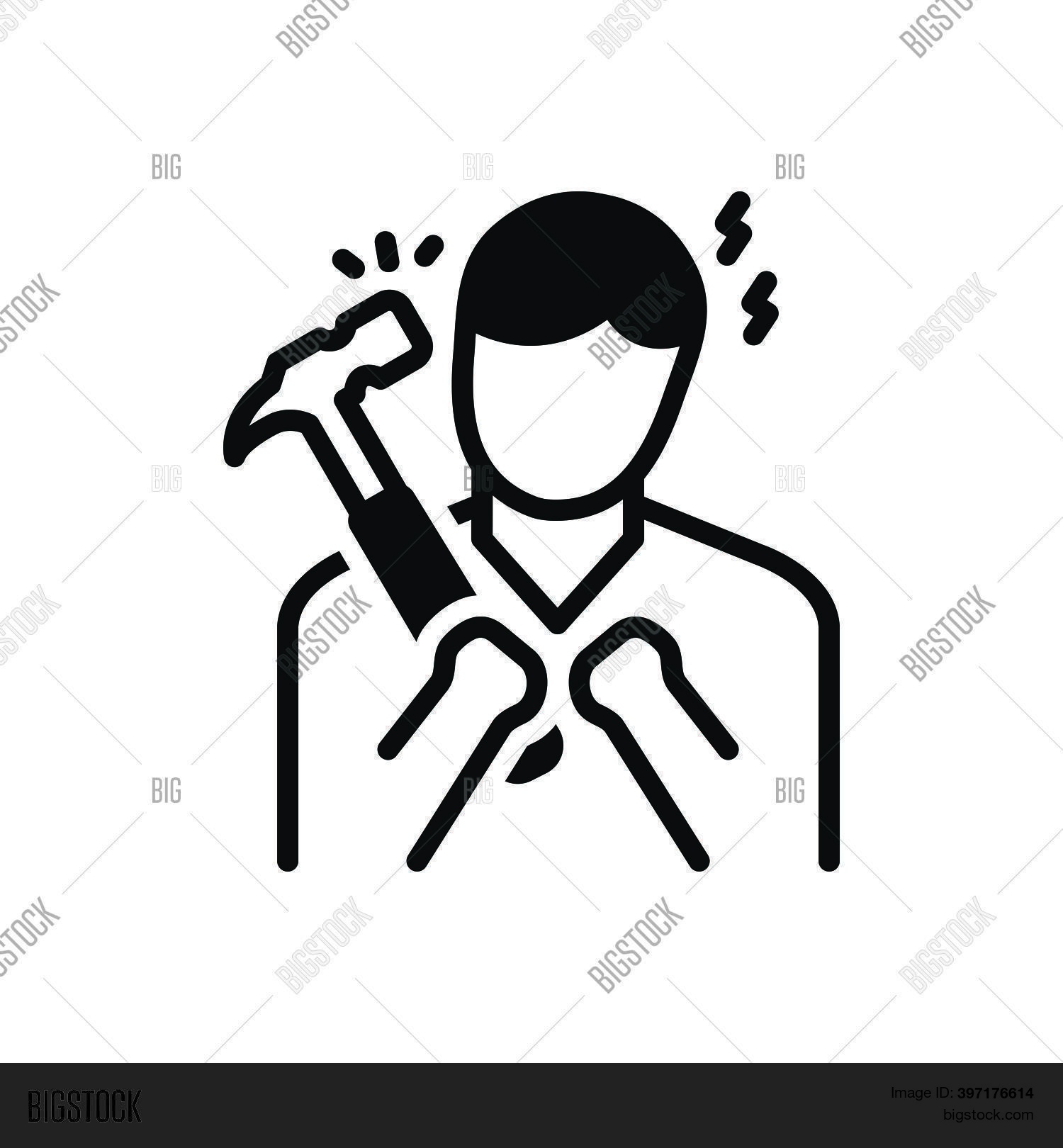 Black Solid Icon Vector & Photo (Free Trial) | Bigstock