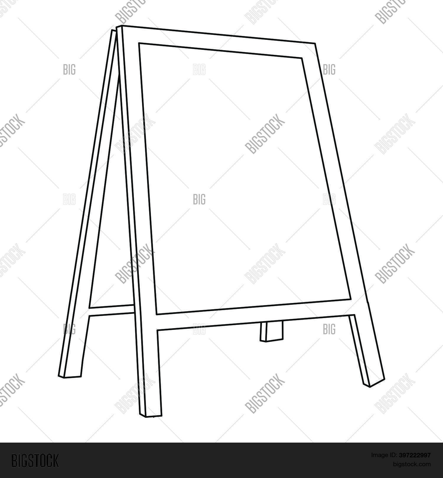 Street Chalk Board Vector & Photo (Free Trial) | Bigstock