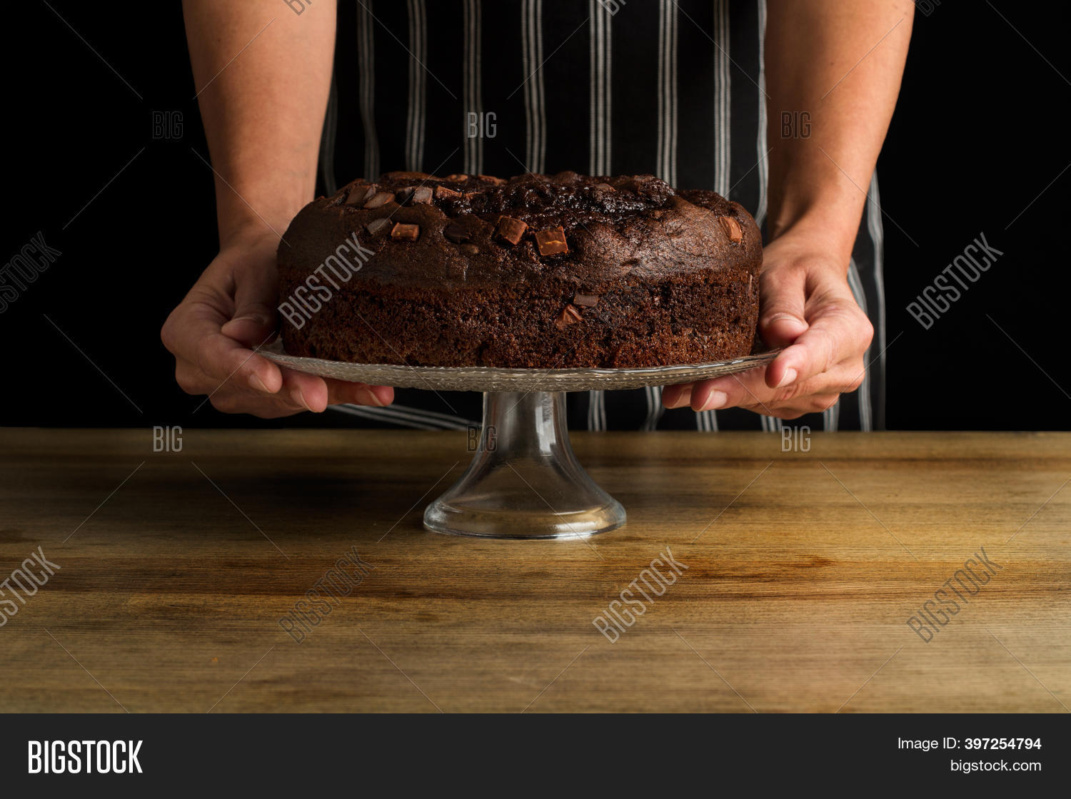 Woman Holding Cake Image & Photo (Free Trial) | Bigstock
