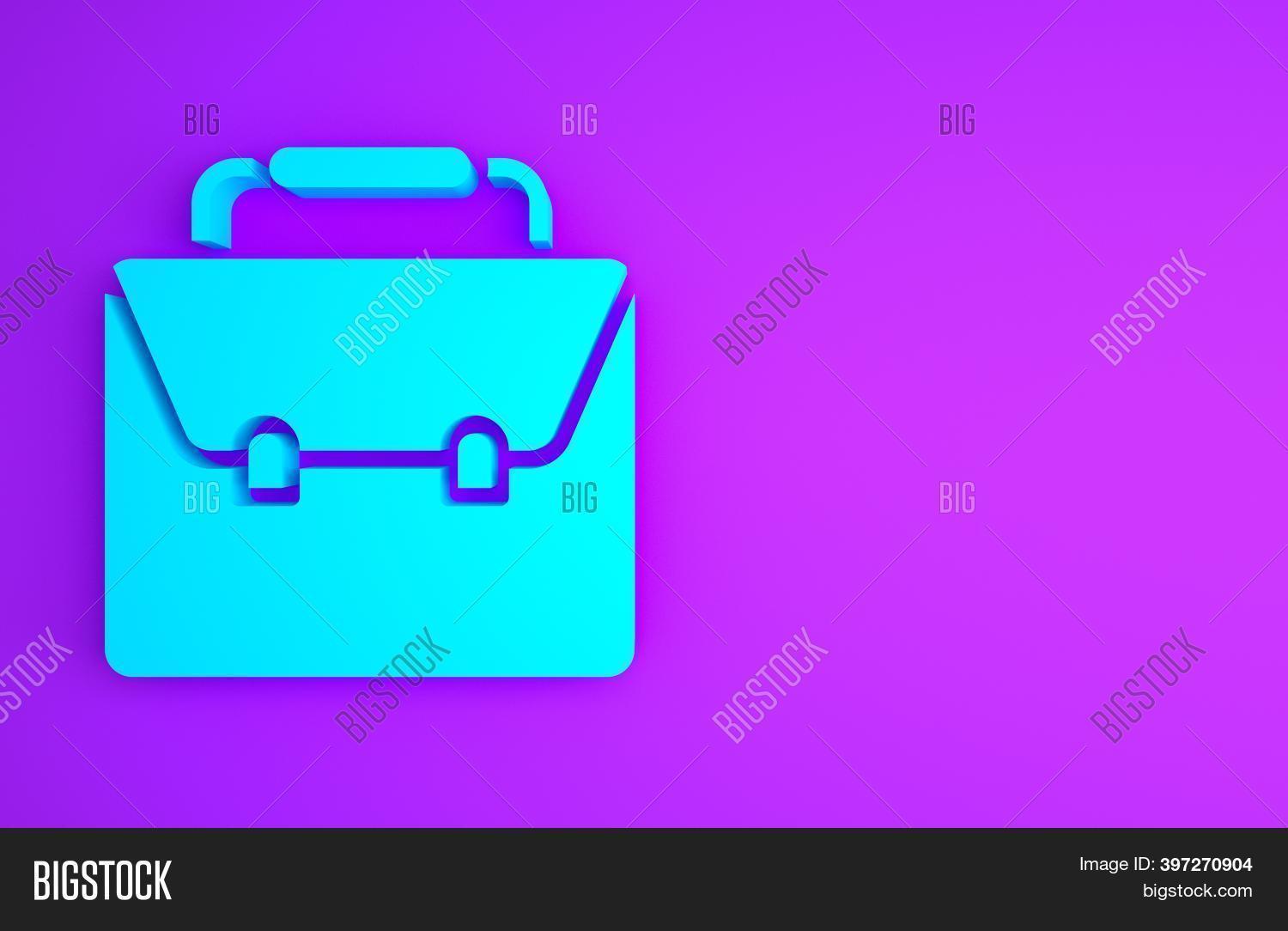 Blue Briefcase Icon Image & Photo (Free Trial) | Bigstock