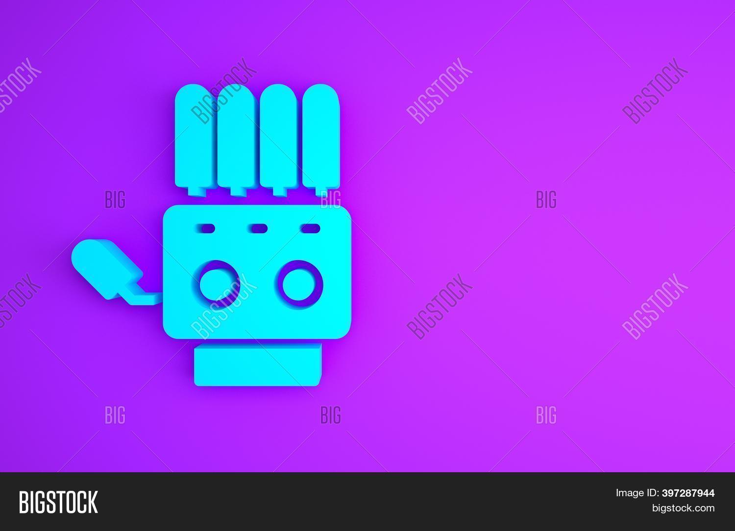 Blue Mechanical Robot Image & Photo (Free Trial) | Bigstock