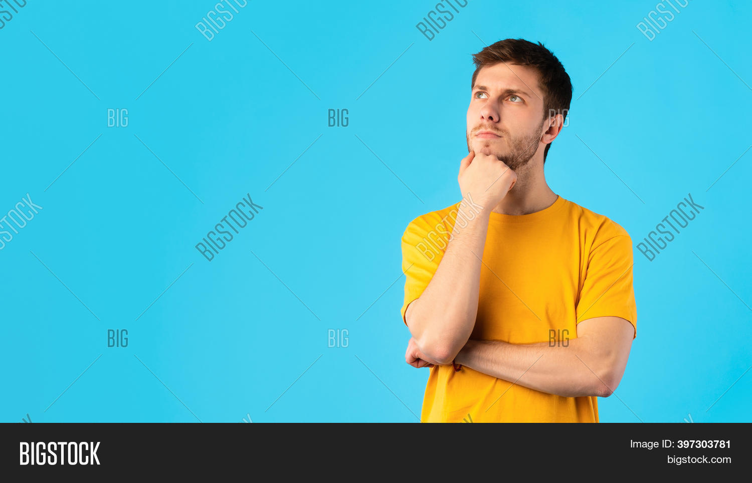 Portrait Pensive Young Image & Photo (Free Trial) | Bigstock