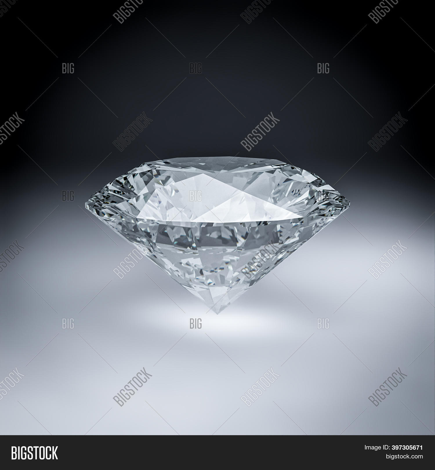 Diamond 3d Render. Image & Photo (Free Trial) | Bigstock