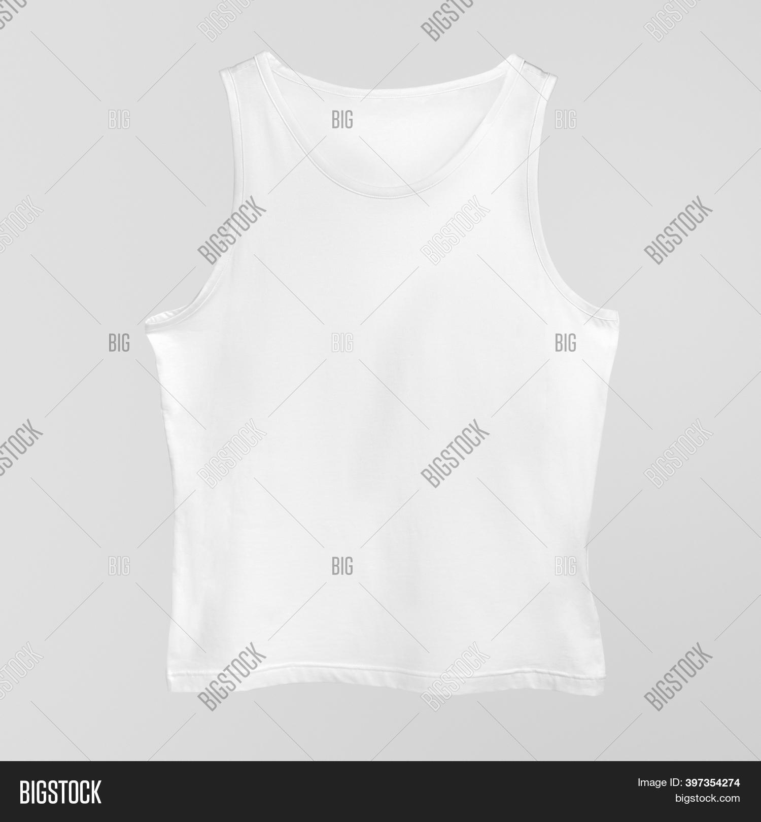 Women's White Tank Top Image & Photo (Free Trial) | Bigstock