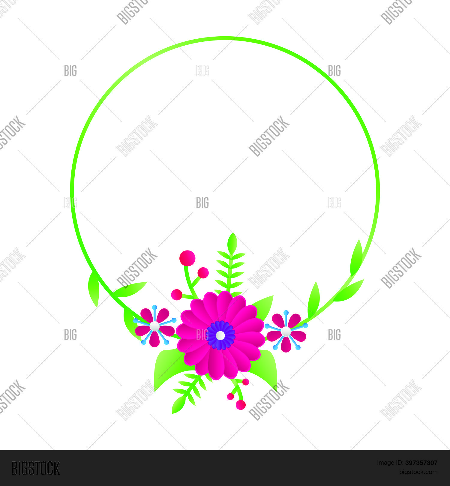 Modern Circle Frame Vector & Photo (Free Trial) | Bigstock