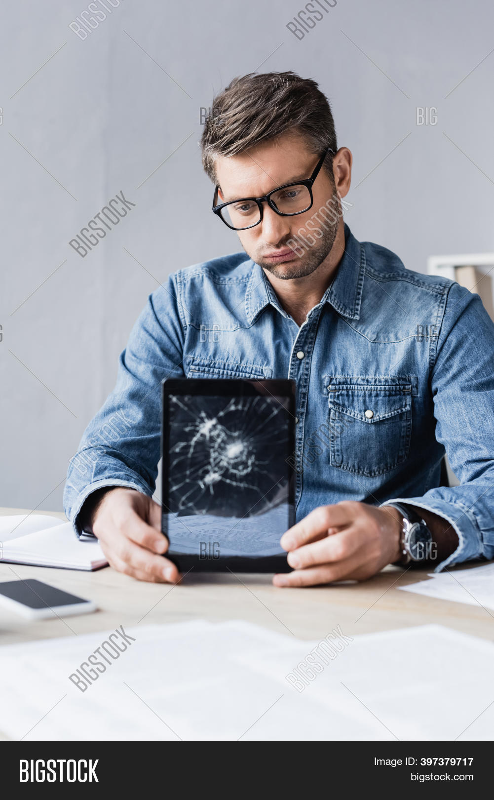 Businessman Smashed Image & Photo (Free Trial) | Bigstock