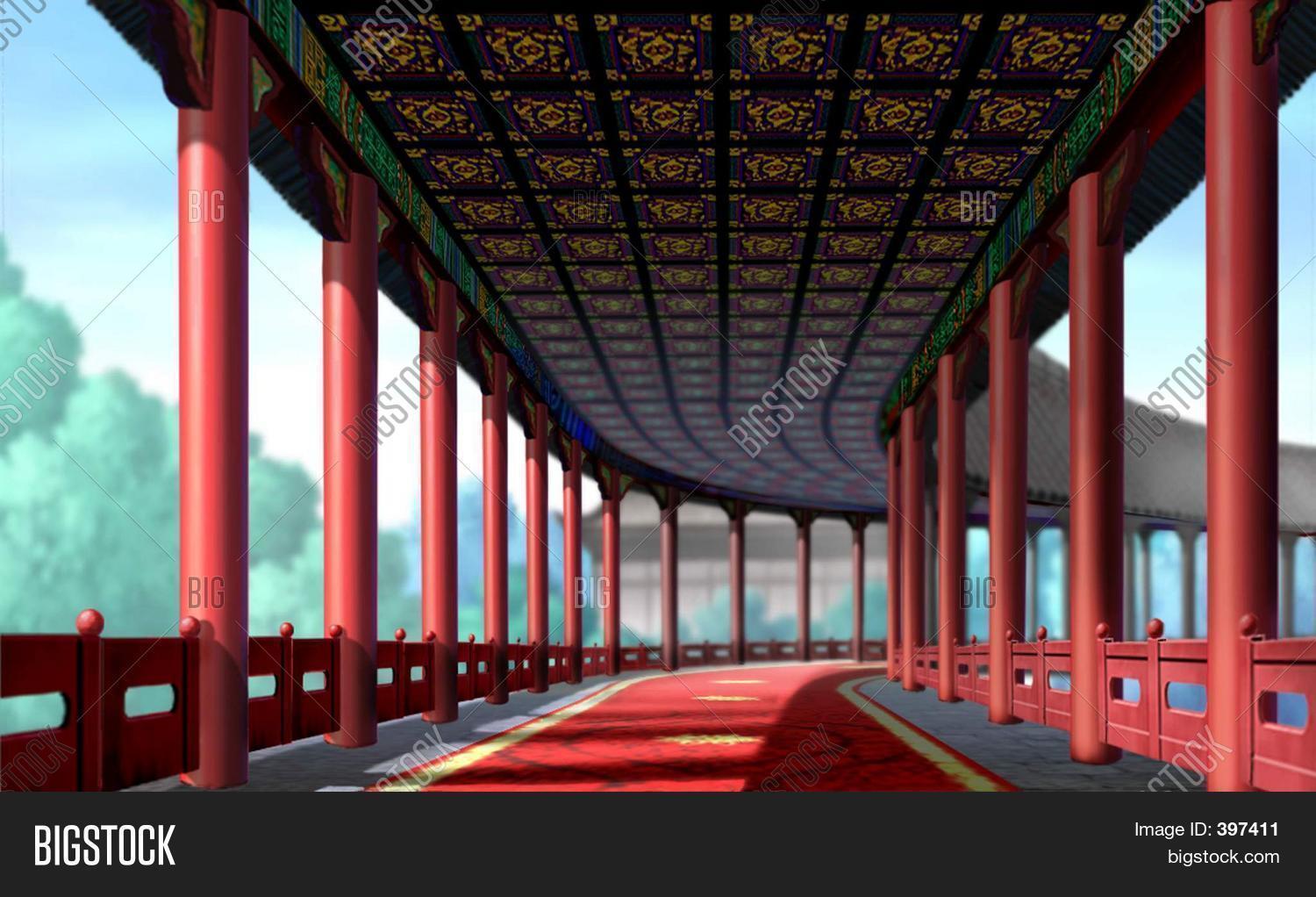 Asian Pillars Image & Photo (Free Trial) | Bigstock