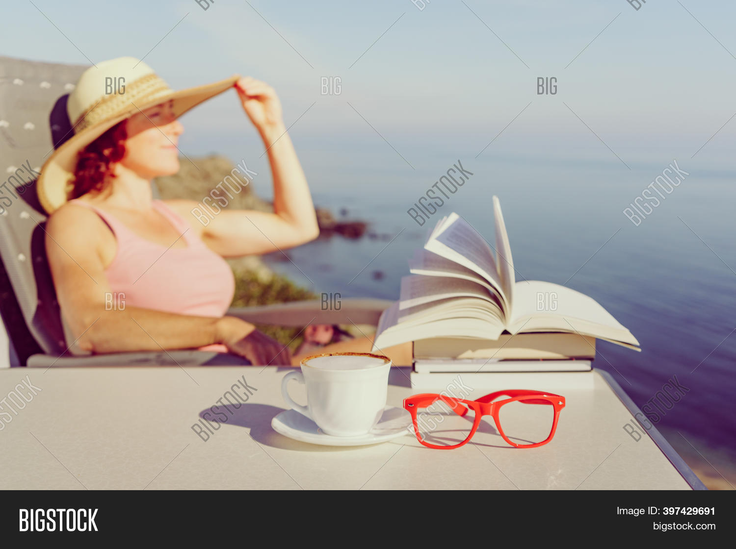 Reading On Holidays. Image & Photo (Free Trial) | Bigstock