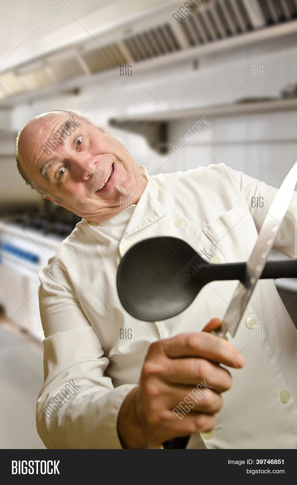 Crazy Cook Spoon Knife Image & Photo (Free Trial) | Bigstock