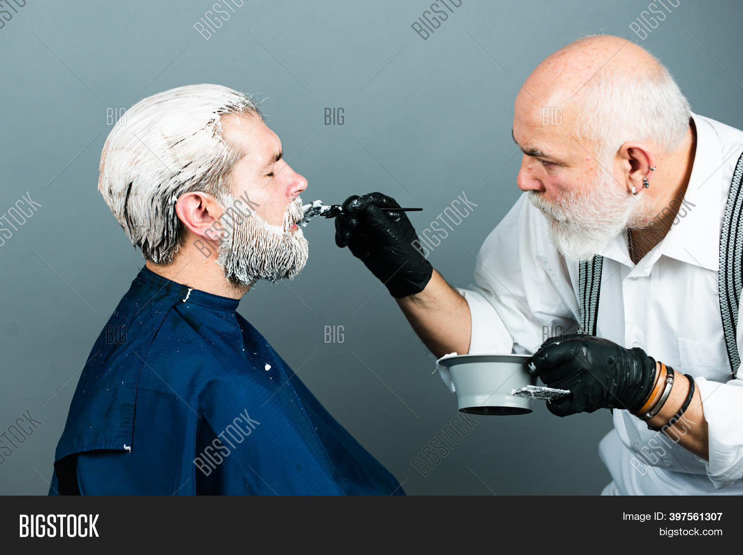 Stylist Man Hair Dye Image & Photo (Free Trial) | Bigstock