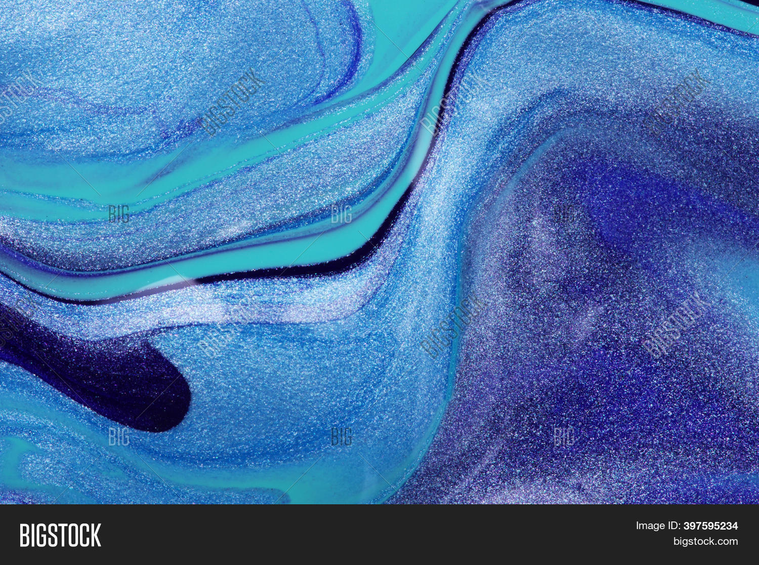 Blue Marble Color Mix Image & Photo (Free Trial) | Bigstock