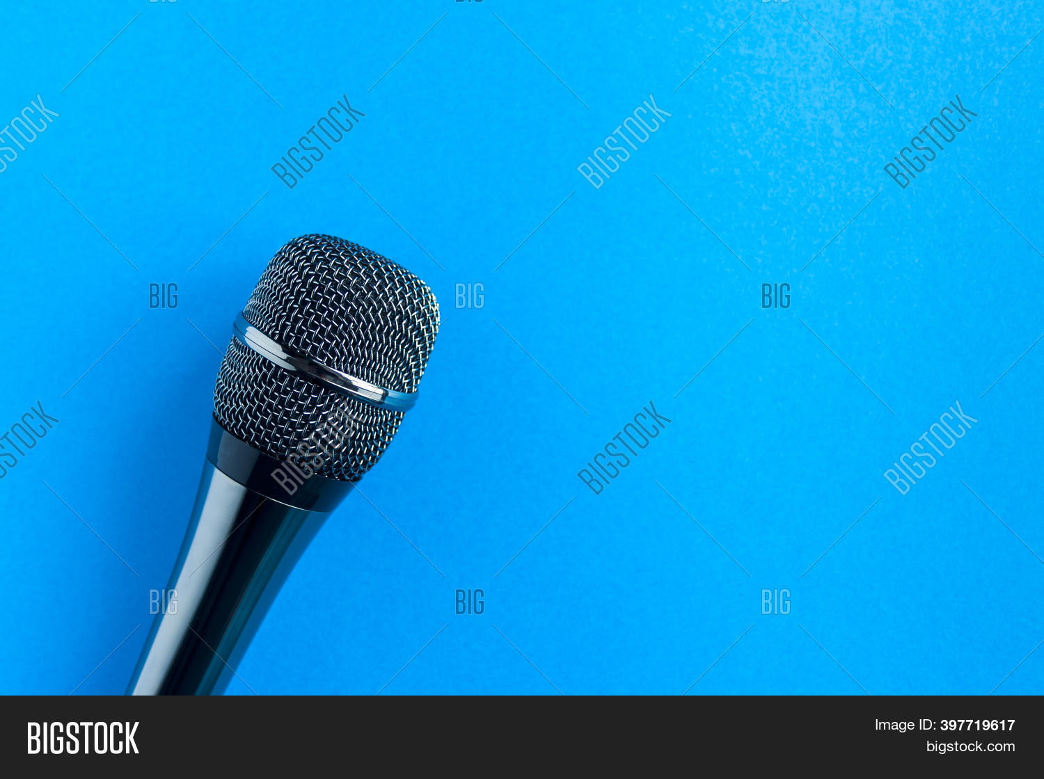 Microphone On Colorful Image & Photo (Free Trial) | Bigstock