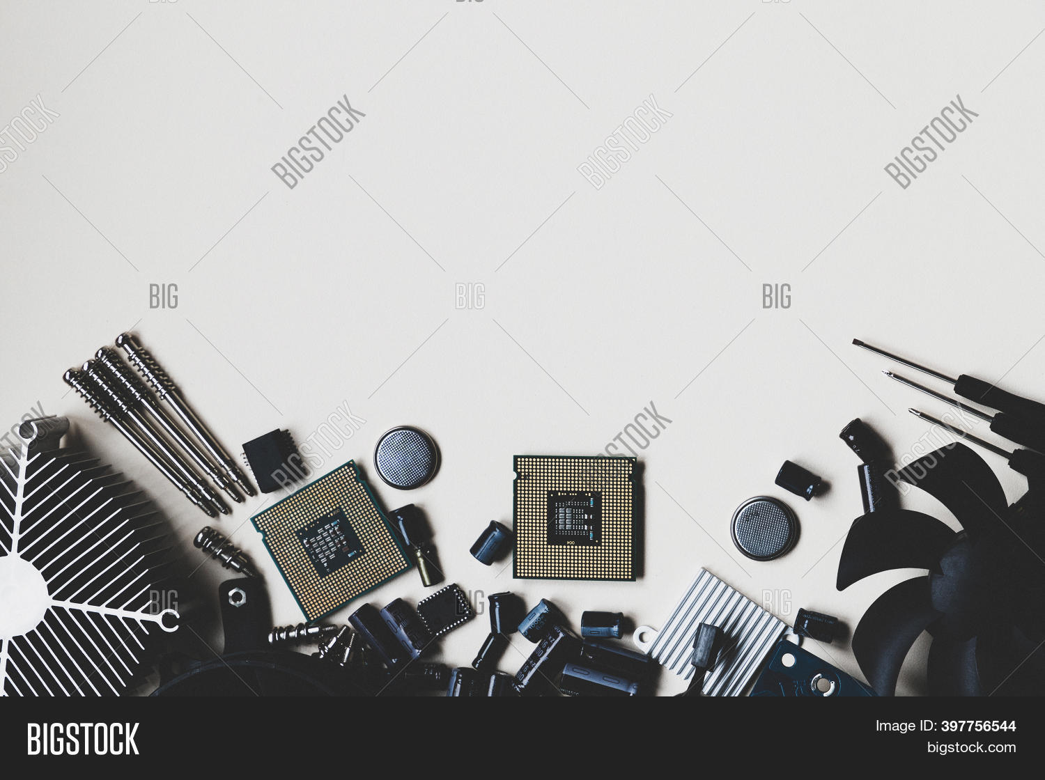Top View Computer Image & Photo (Free Trial) | Bigstock