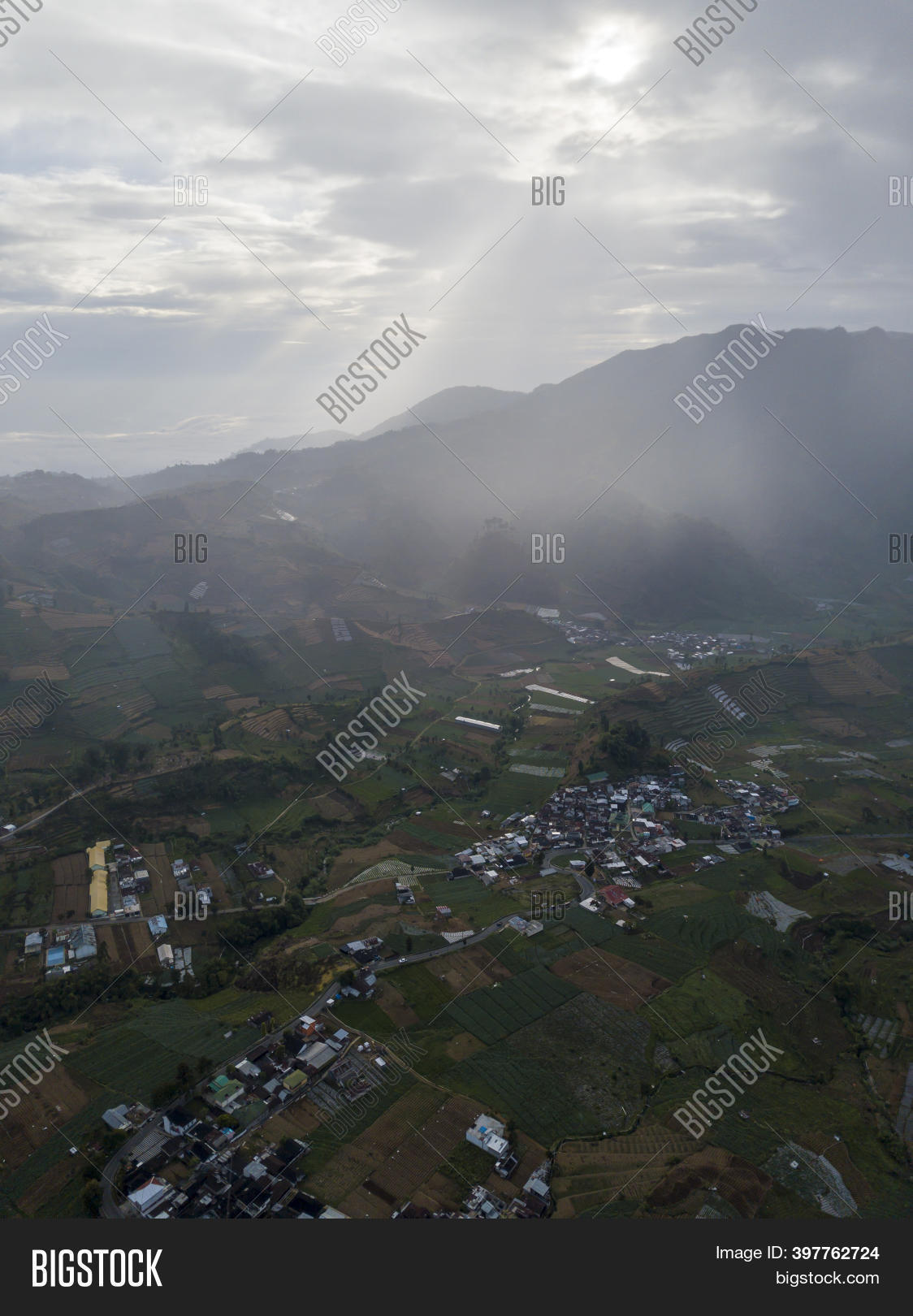 Aerial View Village Image & Photo (Free Trial) | Bigstock