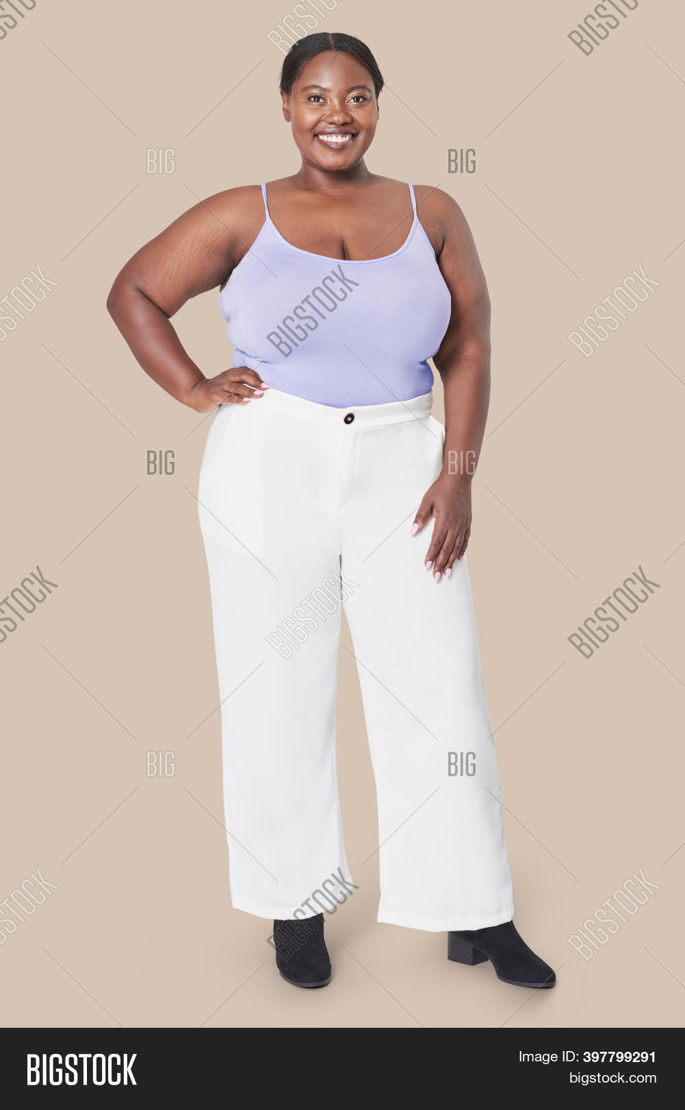 Plus Size Women's Tank Image & Photo (Free Trial) | Bigstock