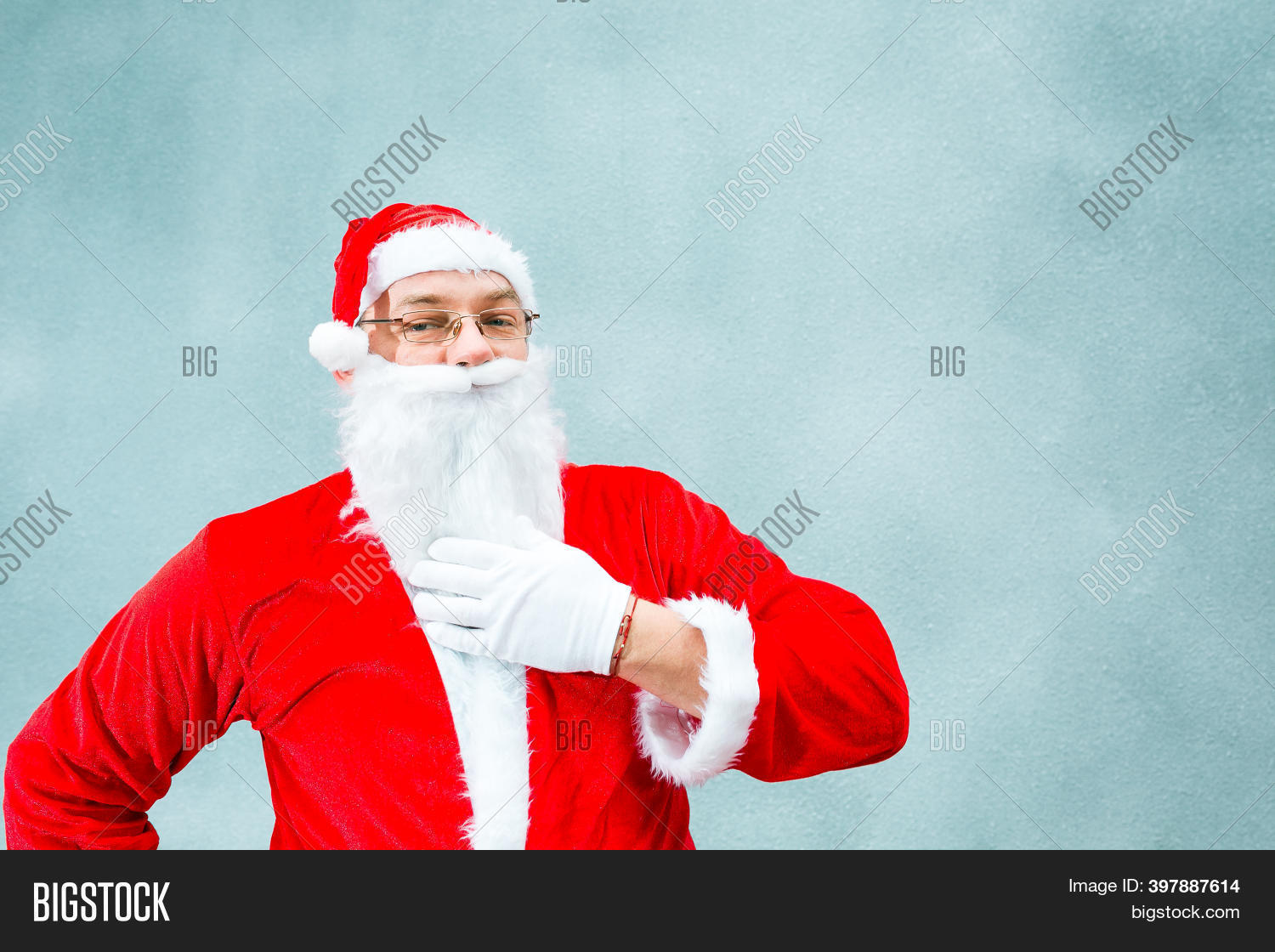 Santa Claus Close- On Image & Photo (Free Trial) | Bigstock